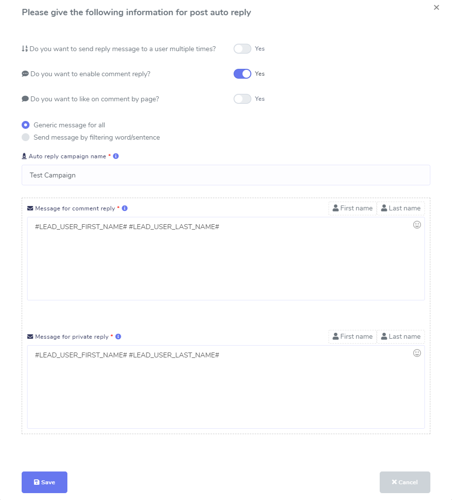 Comment Automation in Smart Bot Maker - Smart Auto Tool